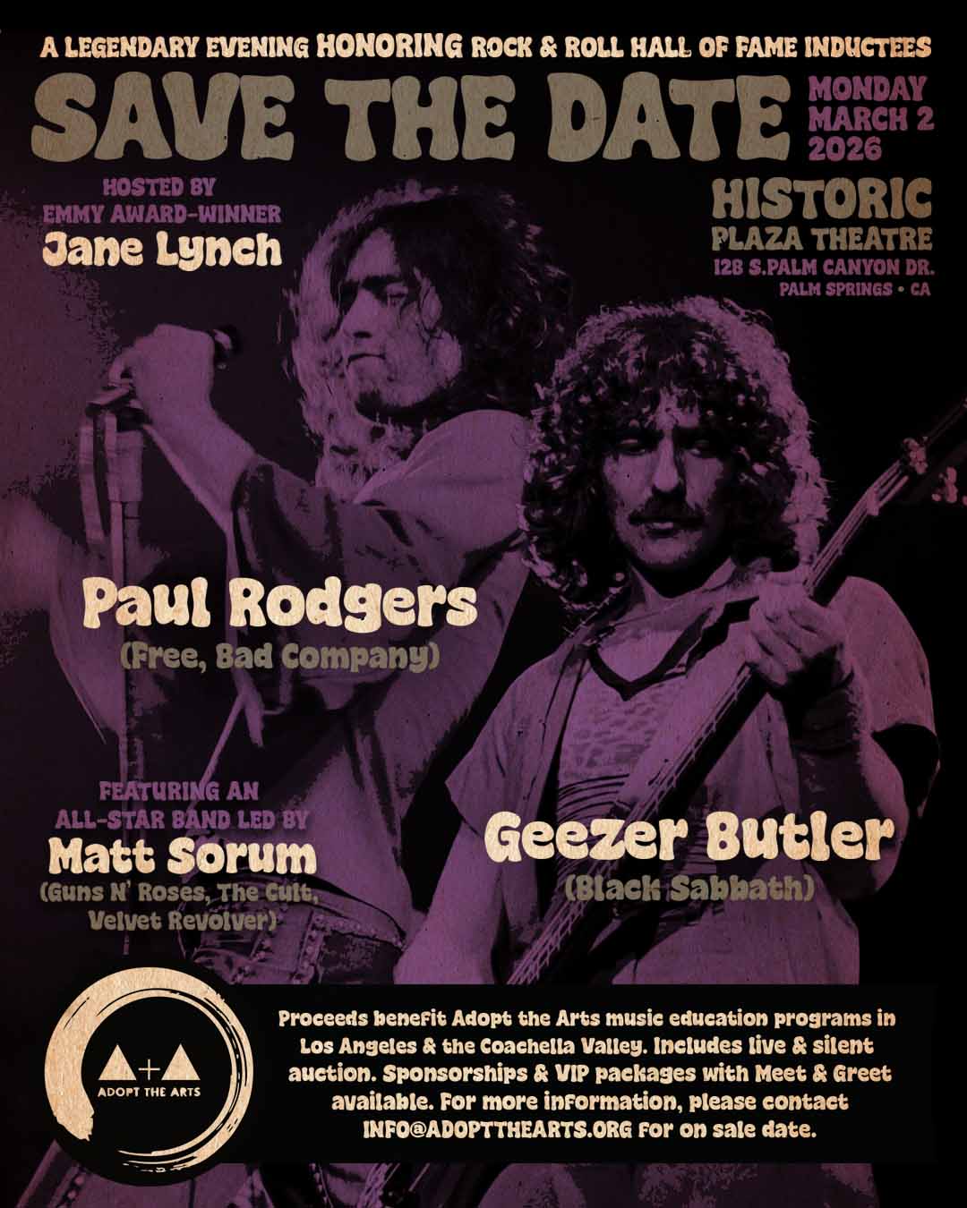 Adopt the Arts presents the Sound & Vision Awards — Honoring Paul ...